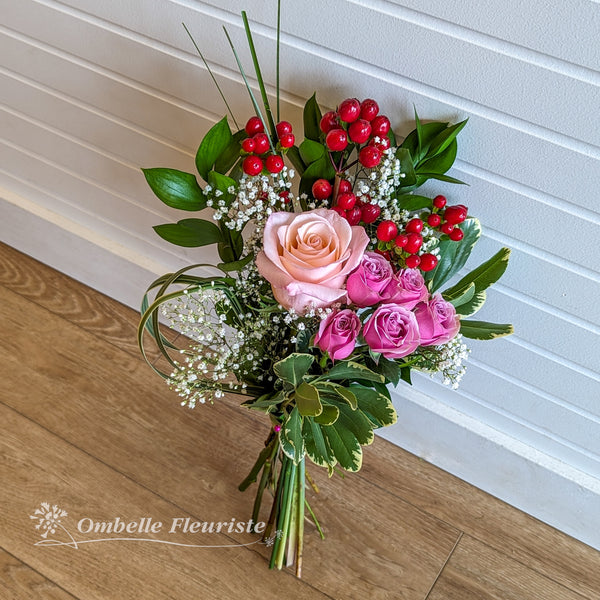 Bouquet 4 - Graduation et bal des finissants - Ombelle Fleuriste